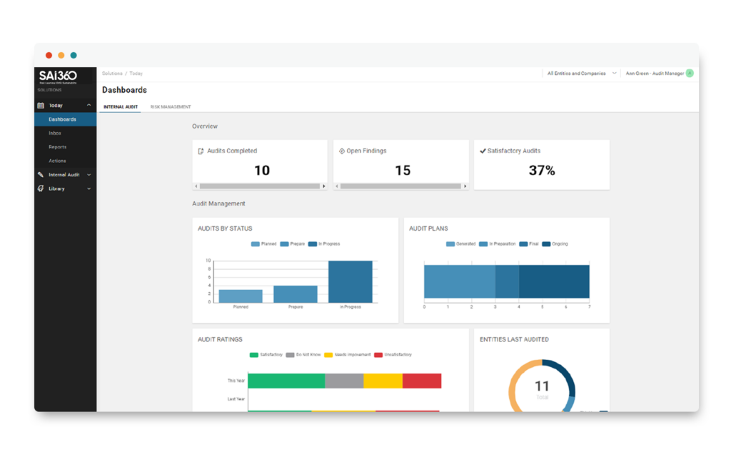 SAI360 Integrated Risk Management (IRM) & Learning – SAI360