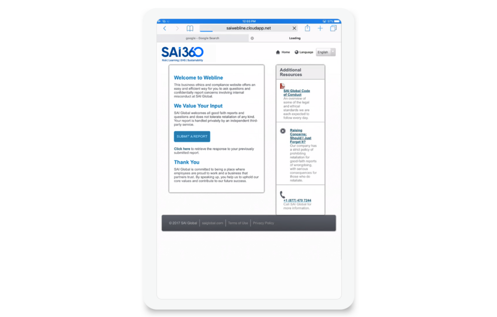 Hotline and Compliance Incident Software – SAI360