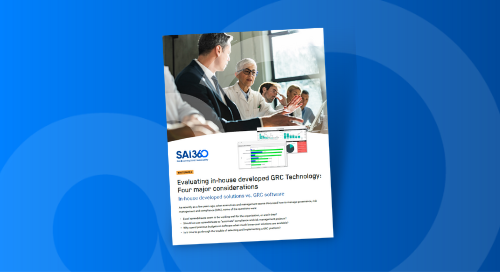 Evaluating In-House Developed GRC Technology - Four Major ...