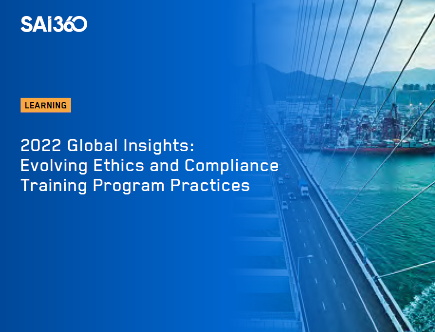 2022 Learning Ethics and Compliance Benchmark Report