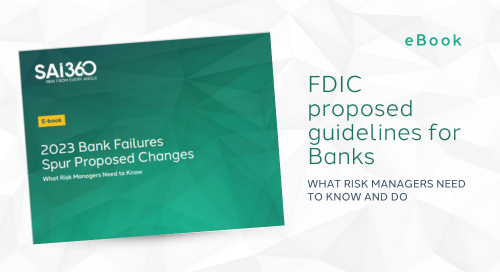 2023 Bank Failures Spur Proposed Changes by FDIC - What Risk Managers Need to Know