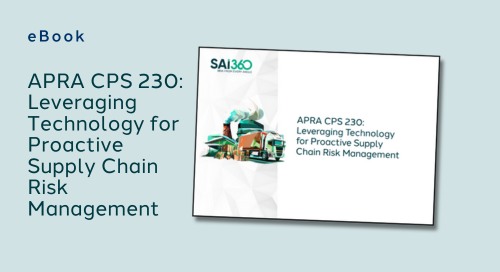 APRA CPS 230: Proactive Supply Chain Risk Management eBook