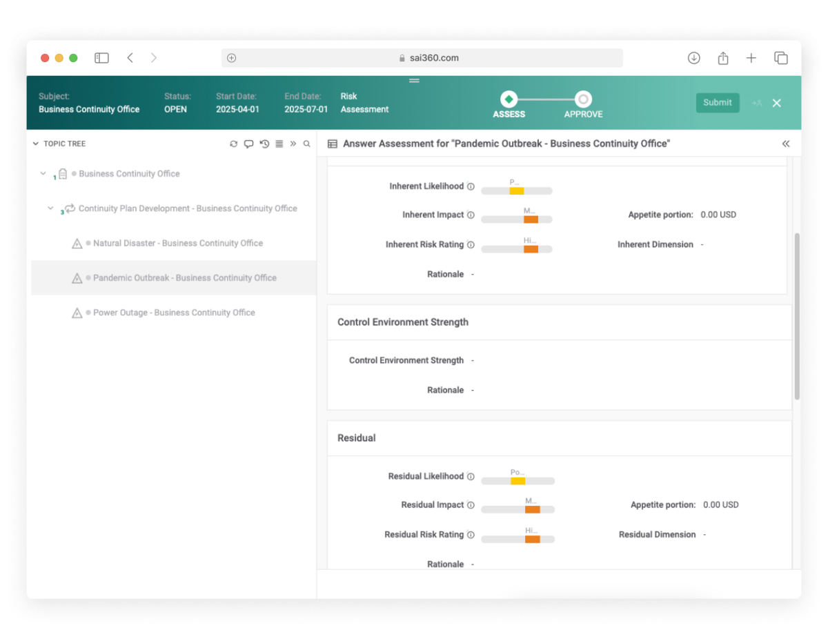 Business Continuity Management Software Platform Solution